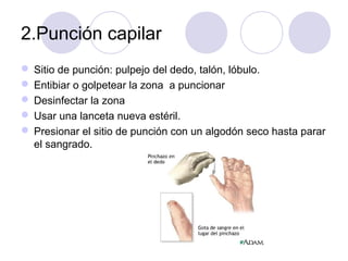 Toma de muestras | PPT