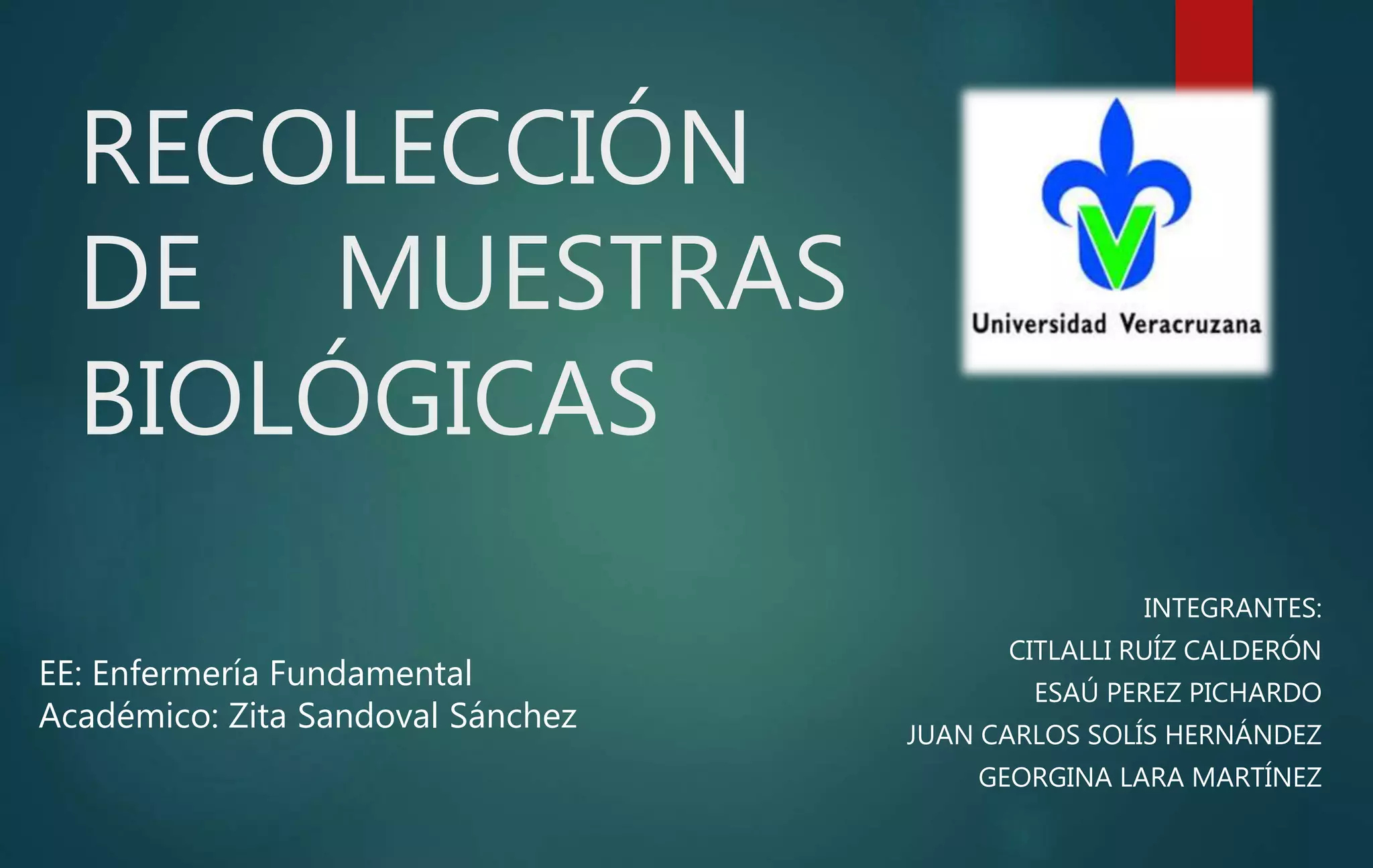 Toma de muestras biológicas | PPTX