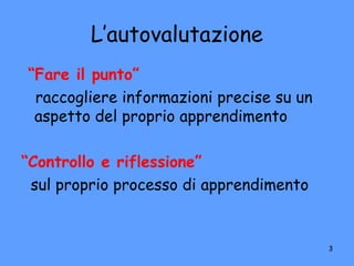 Tomai autovalutazione | PPT