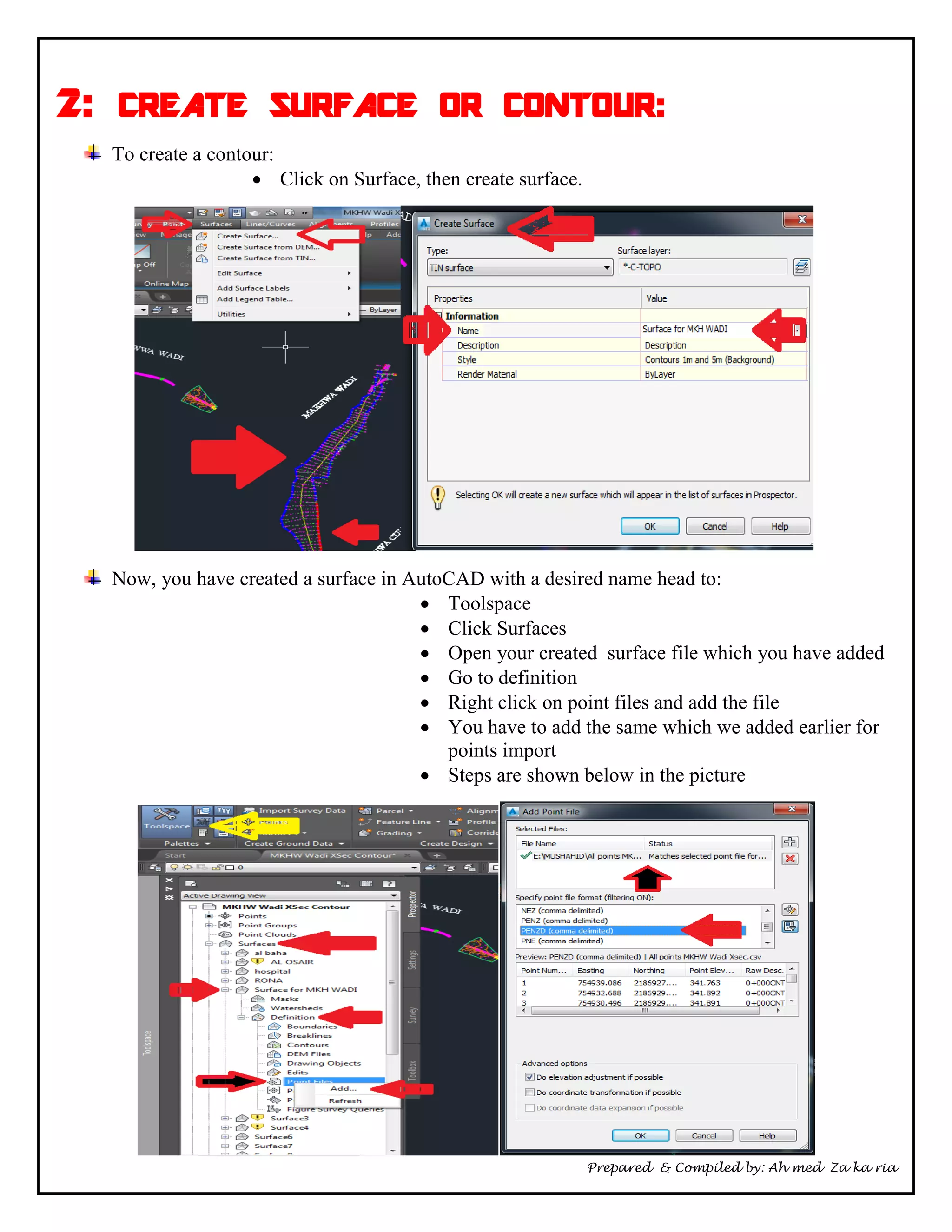 Importing Survey Data | ACAD Civil 3D | Total Station | | PDF