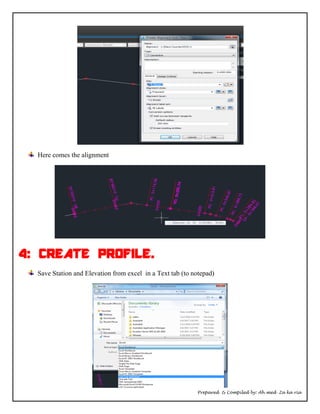 Importing Survey Data | ACAD Civil 3D | Total Station | | PDF