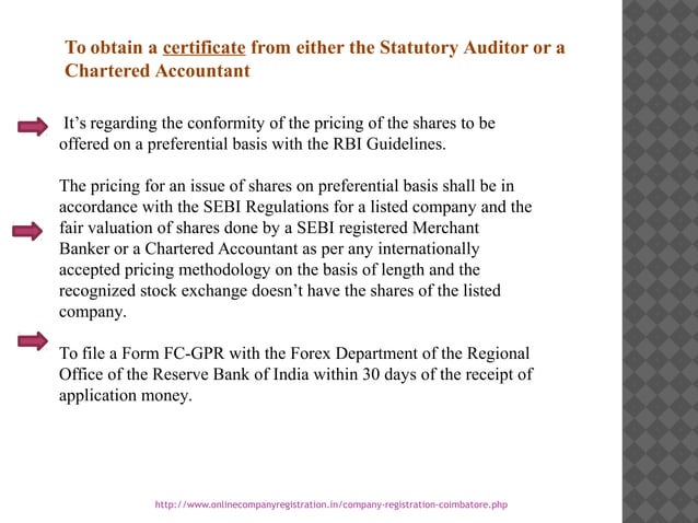 To make preferential_issue_of_shares_other_than_ou | PPT | Free Download