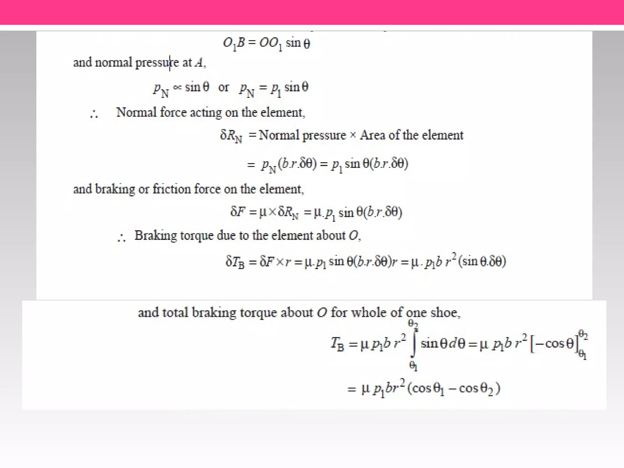 INTERNAL EXPANDING SHOE BRAKE AND BRAKE ANALYSIS WITH CAR | PPT