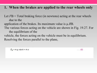 INTERNAL EXPANDING SHOE BRAKE AND BRAKE ANALYSIS WITH CAR | PPT