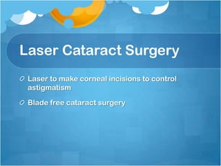 Cataract Surgery and Prelex | PPTX