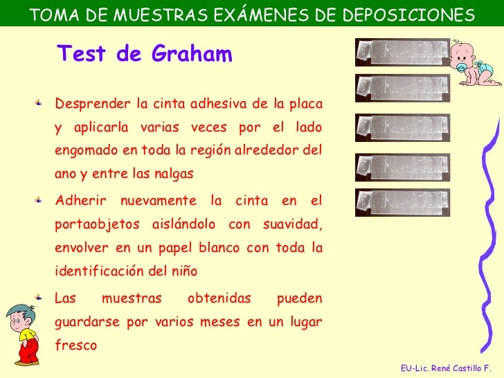Toma muestra de examenes de orina,sangre clase2005