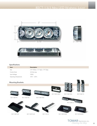 Tomar Emergency Vehicle Products - Lightbars, LED Lightheads, Self ...