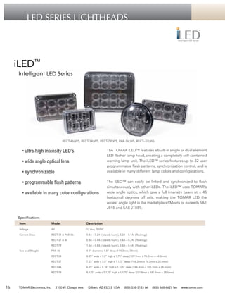 Tomar Emergency Vehicle Products - Lightbars, LED Lightheads, Self ...