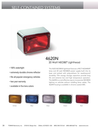 Tomar Emergency Vehicle Products - Lightbars, LED Lightheads, Self ...
