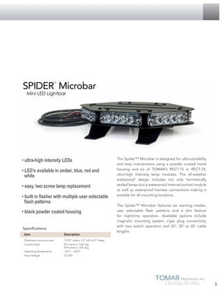 Tomar Emergency Vehicle Products - Lightbars, LED Lightheads, Self ...