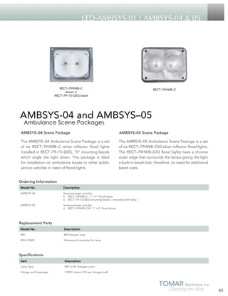 Tomar Emergency Vehicle Products - Lightbars, LED Lightheads, Self ...