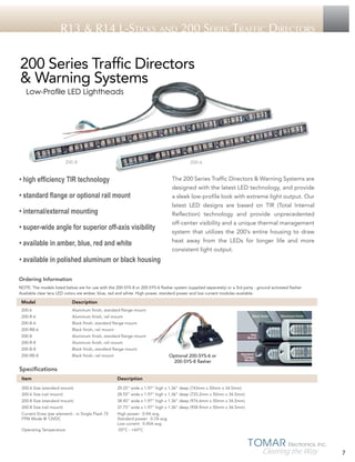 Tomar Emergency Vehicle Products - Lightbars, LED Lightheads, Self ...