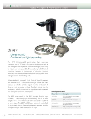 Tomar Strobecom II Optical Preemption & Priority Control System ...