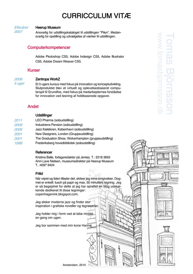 Tomas Bjornsson Cv | PDF