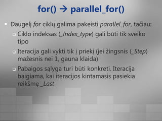 Parallel Patterns Library (PPL) in Visual C++ 2010 | PPT