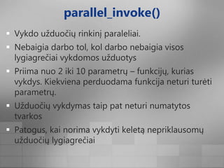 Parallel Patterns Library (PPL) in Visual C++ 2010 | PPT