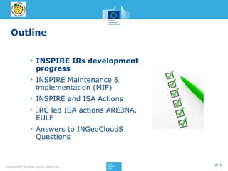 European Spatial Data Infrastructure - INSPIRE and beyond | PPT