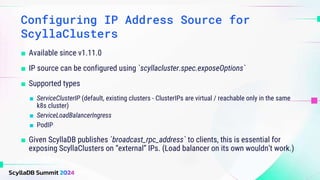 ScyllaDB Kubernetes Operator Goes Global | PPT