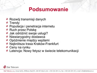 PLNOG 17 - Tomás Strašák - Latencja jest decydentem | PPT