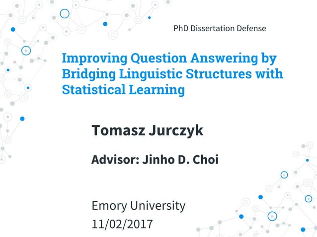 Improving Question Answering by Bridging Linguistic Structures with Statistical Learning | PDF