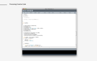 Processing - Creative Code | PPT