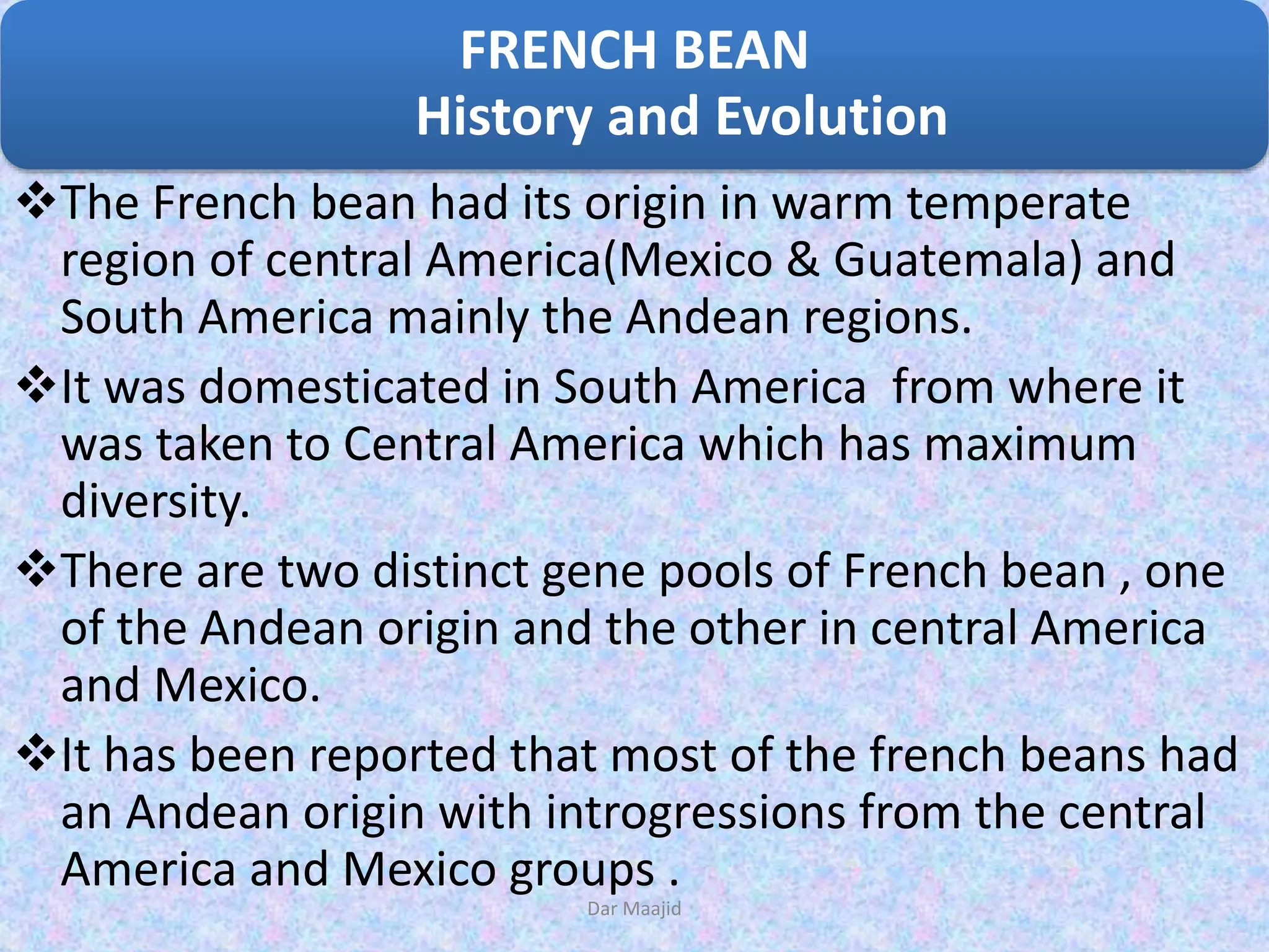 Origin and Evolution of vegetables | PPTX
