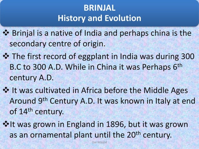 Origin and Evolution of vegetables | PPTX | Gardening | Home & Garden