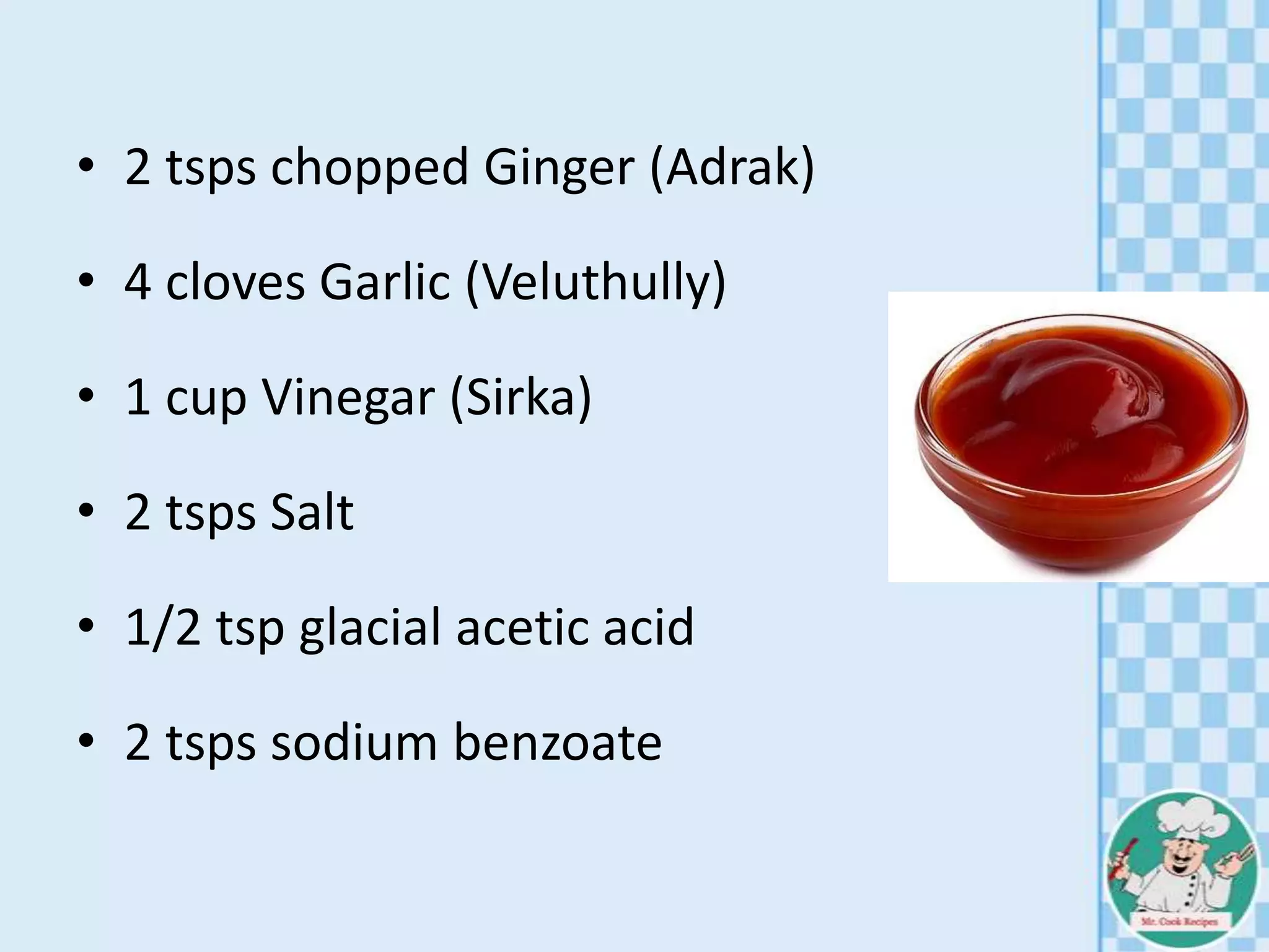 Tomato Ketchup Sauce | PPTX