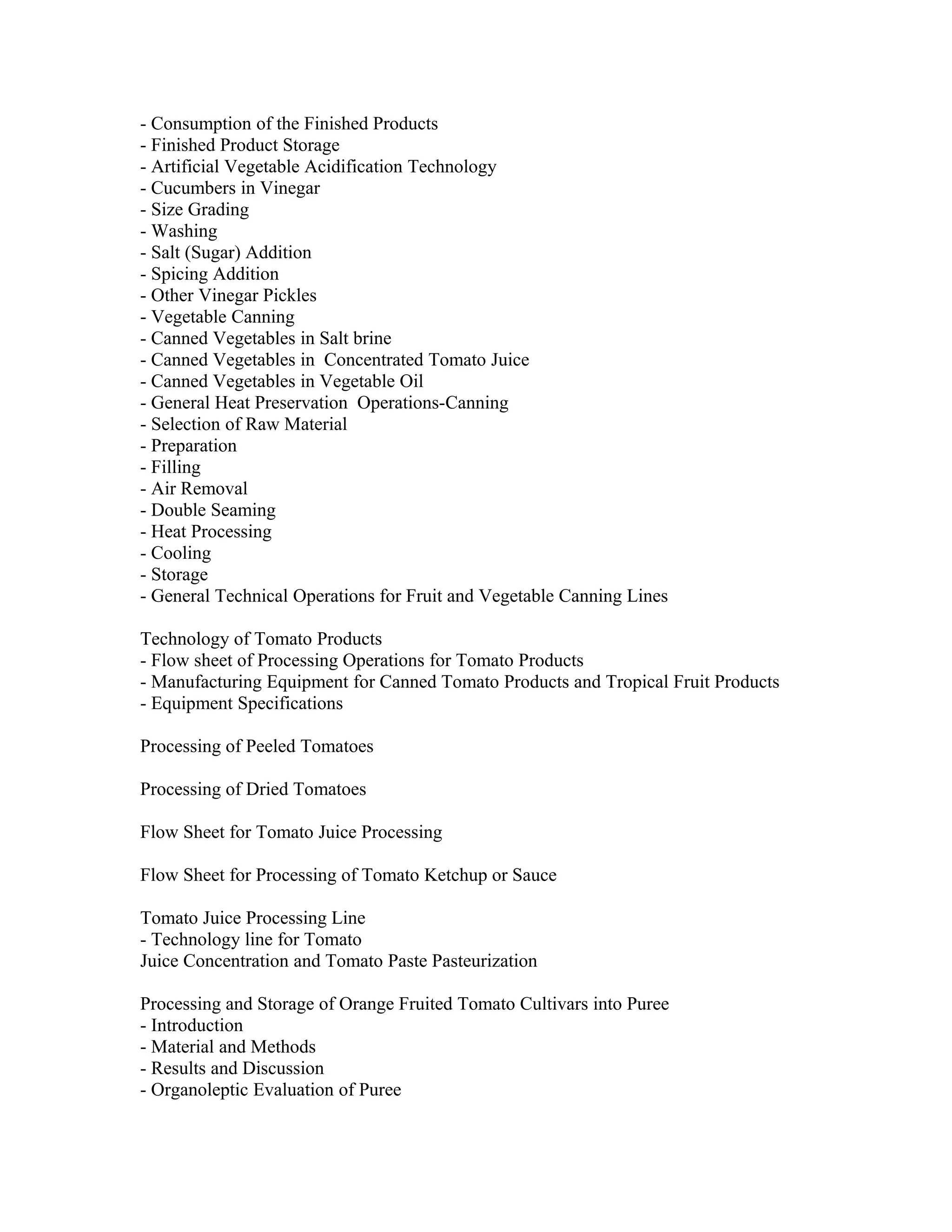 Tomato production and processing book | DOC