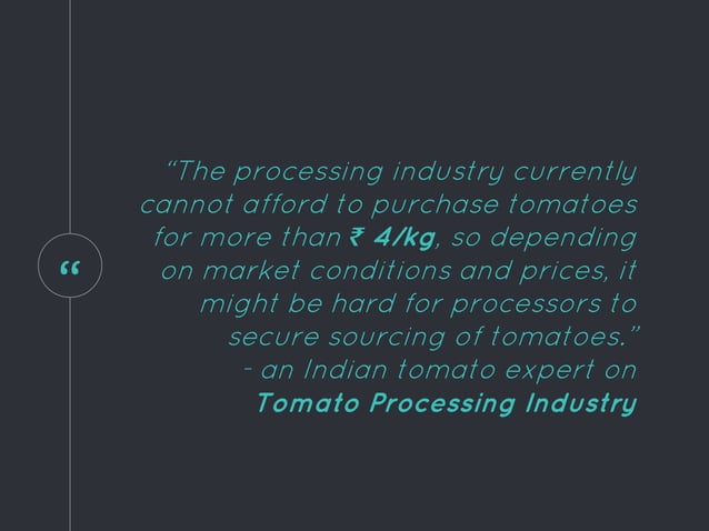 Tomato supply chain | PPTX | Agriculture | Industries