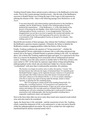 Tomberg and anthroposophy | DOC
