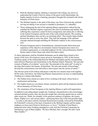 Tomberg and anthroposophy | DOC