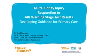 World Kidney Day Think Kidneys presentation | PPT