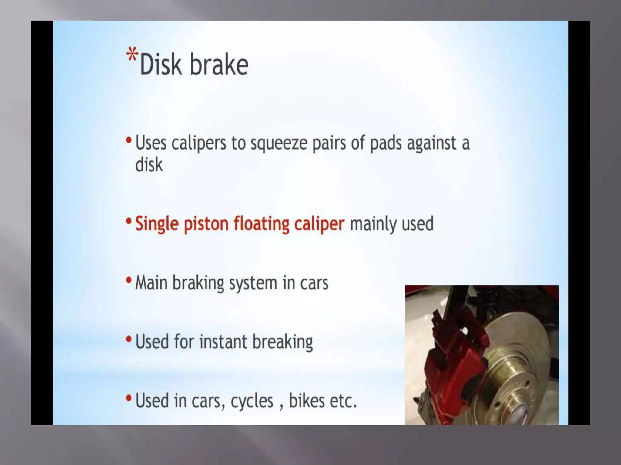 TYPES OF BRAKE | PPTX