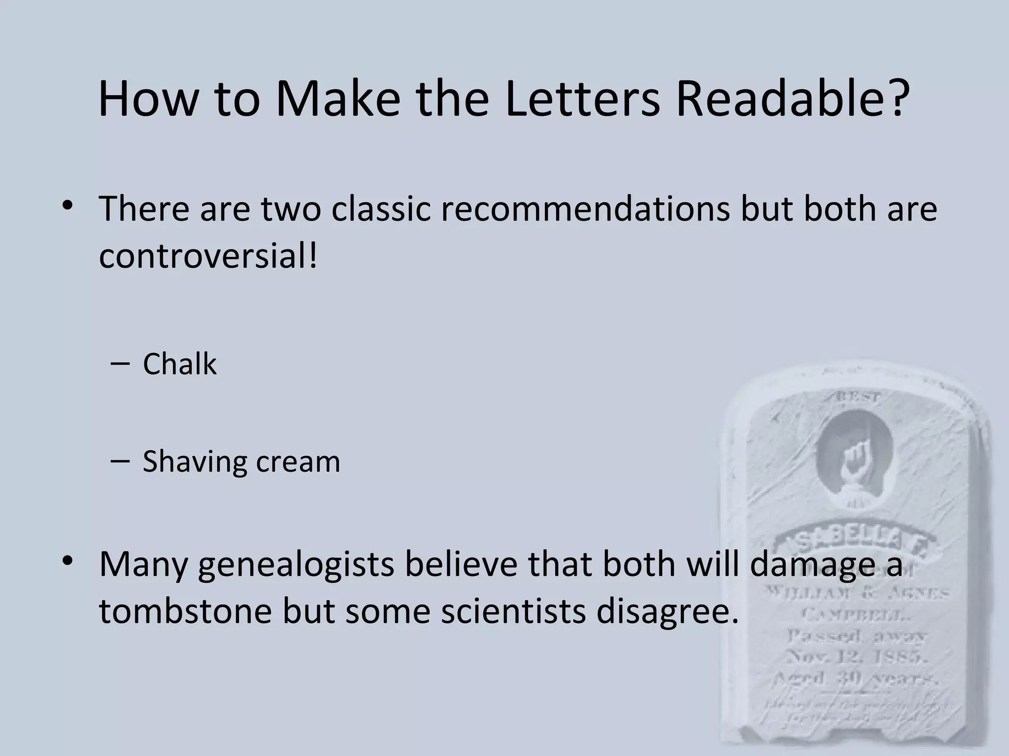 Tombstone photography | PPT | Photography | Arts and Crafts