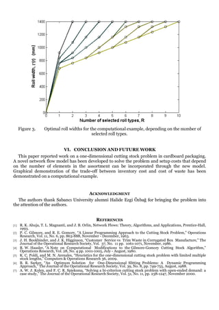 A New Network Flow Model for Determining the Assortment of Roll Types in Packaging Industry | PDF