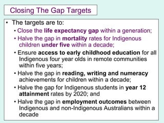 Indigenous Health and Closing the Gap | PPTX