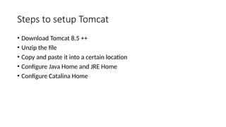 Tomcat - Student guide for better setup.pptx