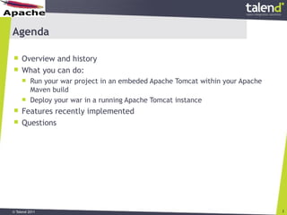 Tomcat Maven Plugin | PPT