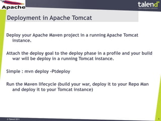Tomcat Maven Plugin | PPT
