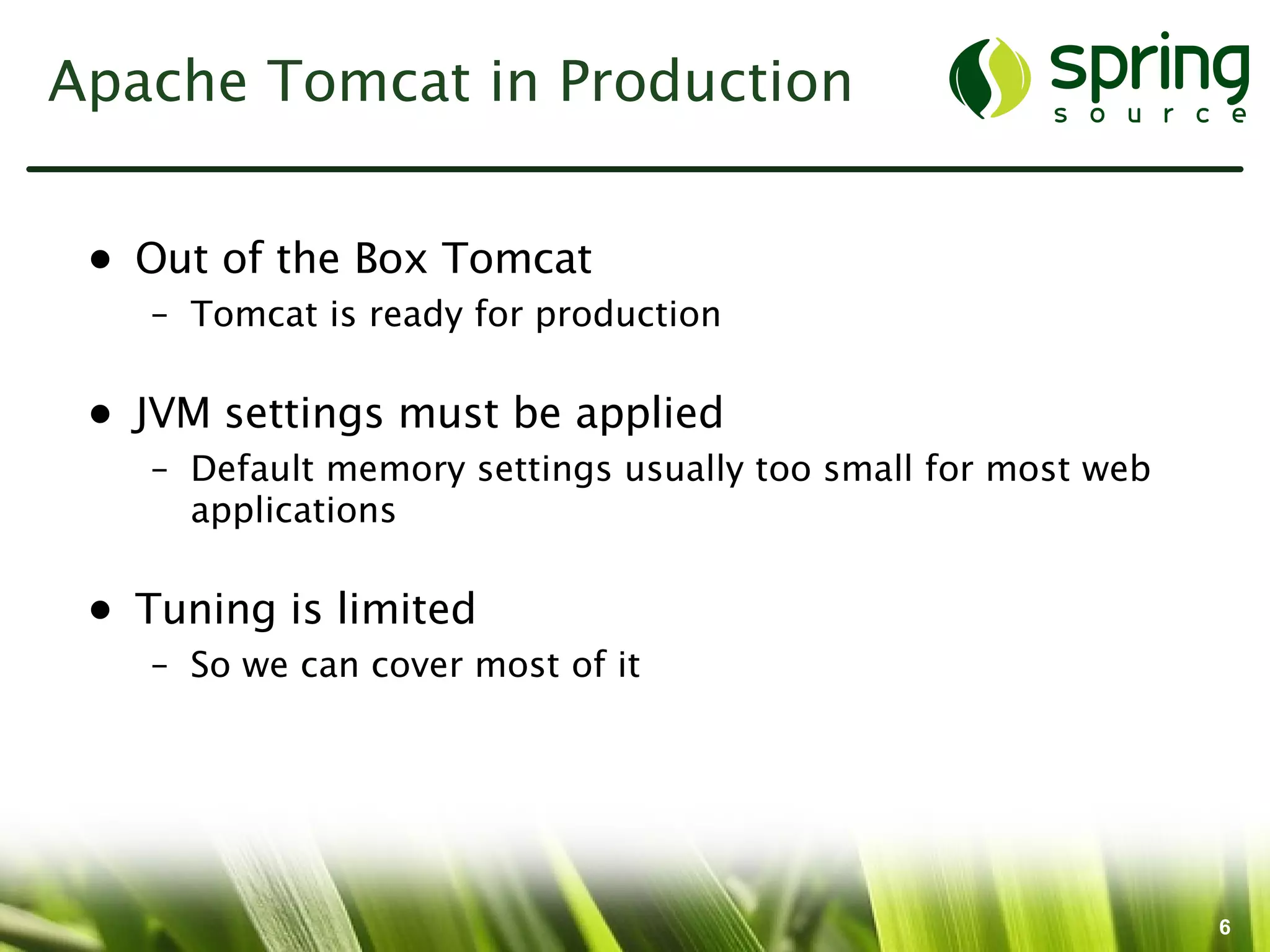 Tomcatx performance-tuning | PDF