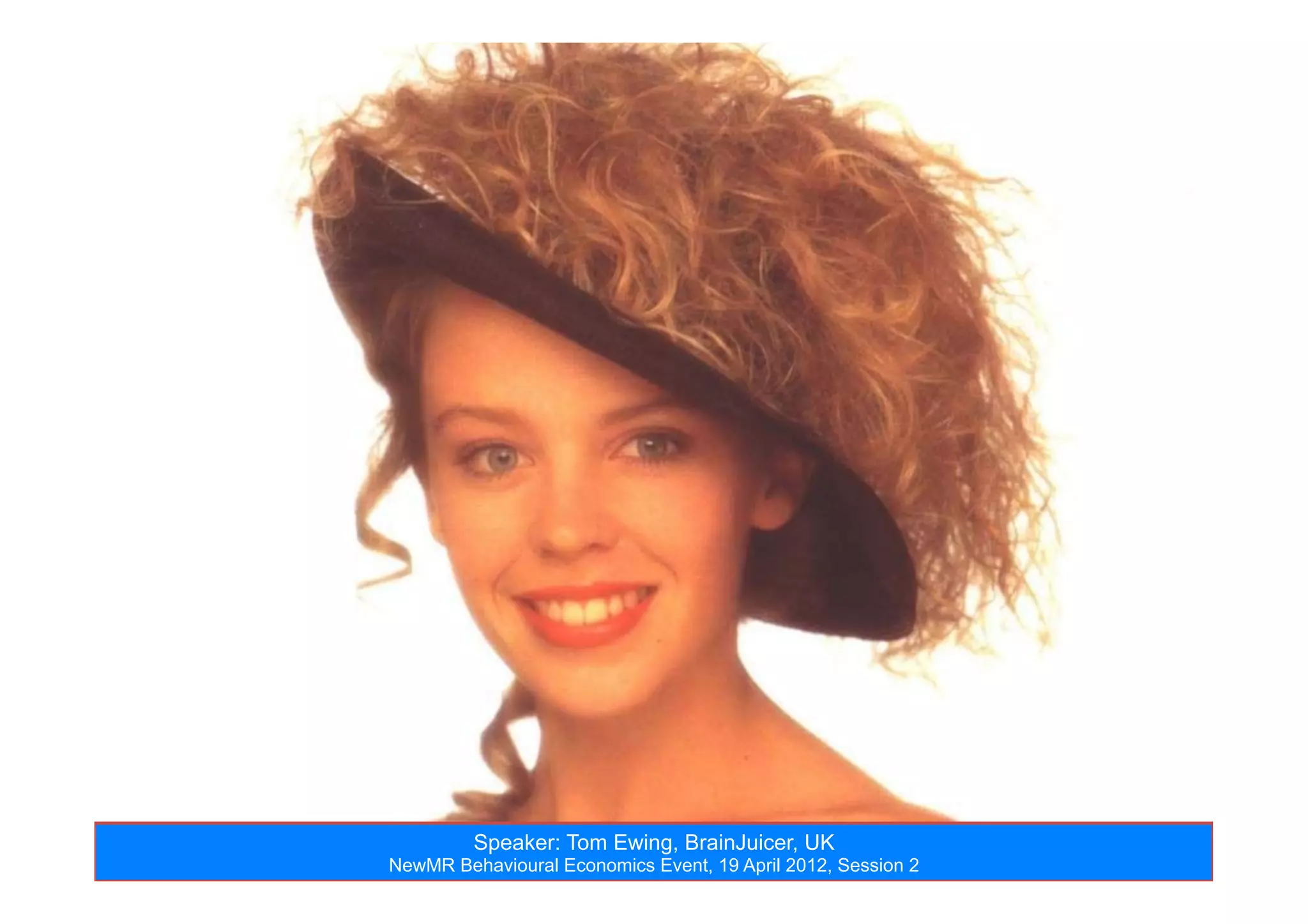 Tom ewing behavioural economics - 2012 | PPT