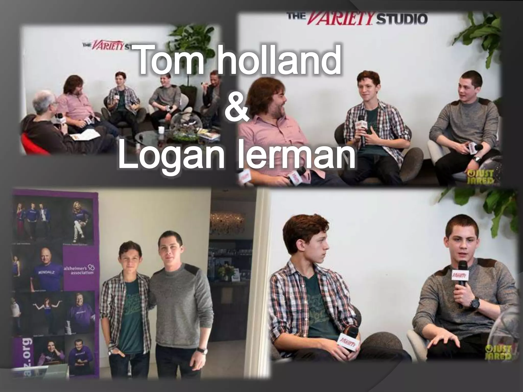 tom holland & logan lerman.. | PPTX