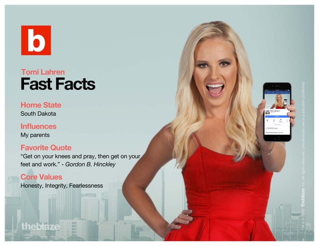 Tomi Lahren Brand Guide (TheBlaze 2017) | PPT