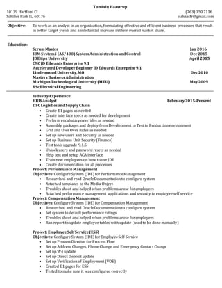Tomi resume | DOCX