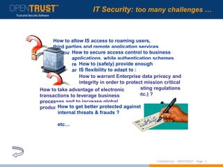 SmartCard Forum 2009 - OpenTrust SCM | PDF