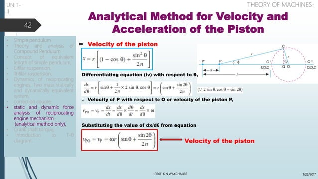 Theory of machines_static and dynamic force analysis