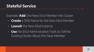 Kubernetes Summit 2018 - Kubernetes: Stateless -> Stateful | PPT