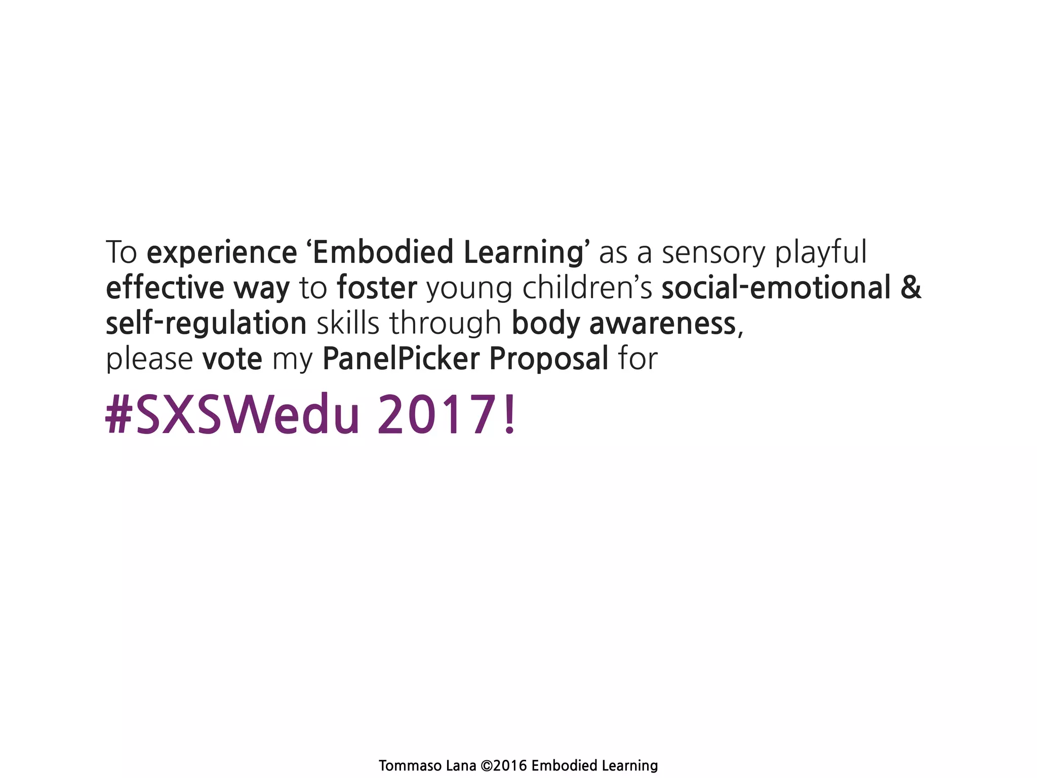 It's Time to Invest in 'Embodied Learning' | PPT