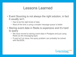 RedisConf18 - Scalable Microservices with Event Sourcing and Redis | PPTX